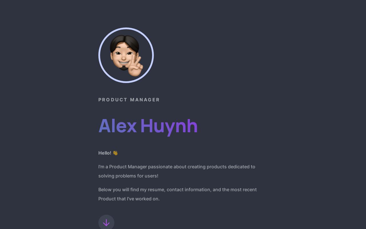 Alex Huynh's Product Portfolio